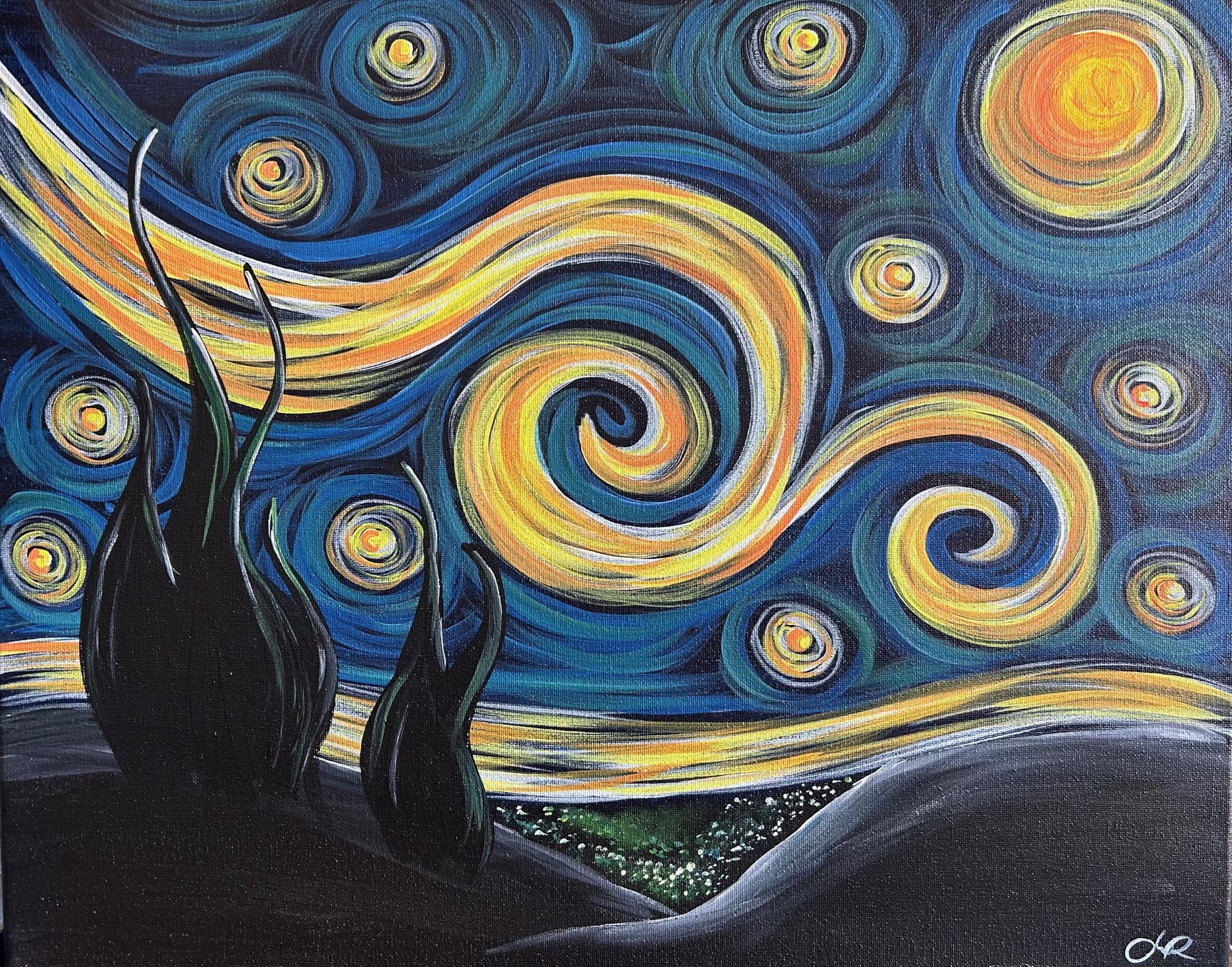 Starry Starry Night. Ages 7+ | Painted Studios